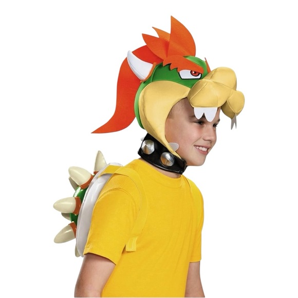 Nintendo | Costumes | Bowser Mario Party Headpiece Kit Velcro Hat Head ...
